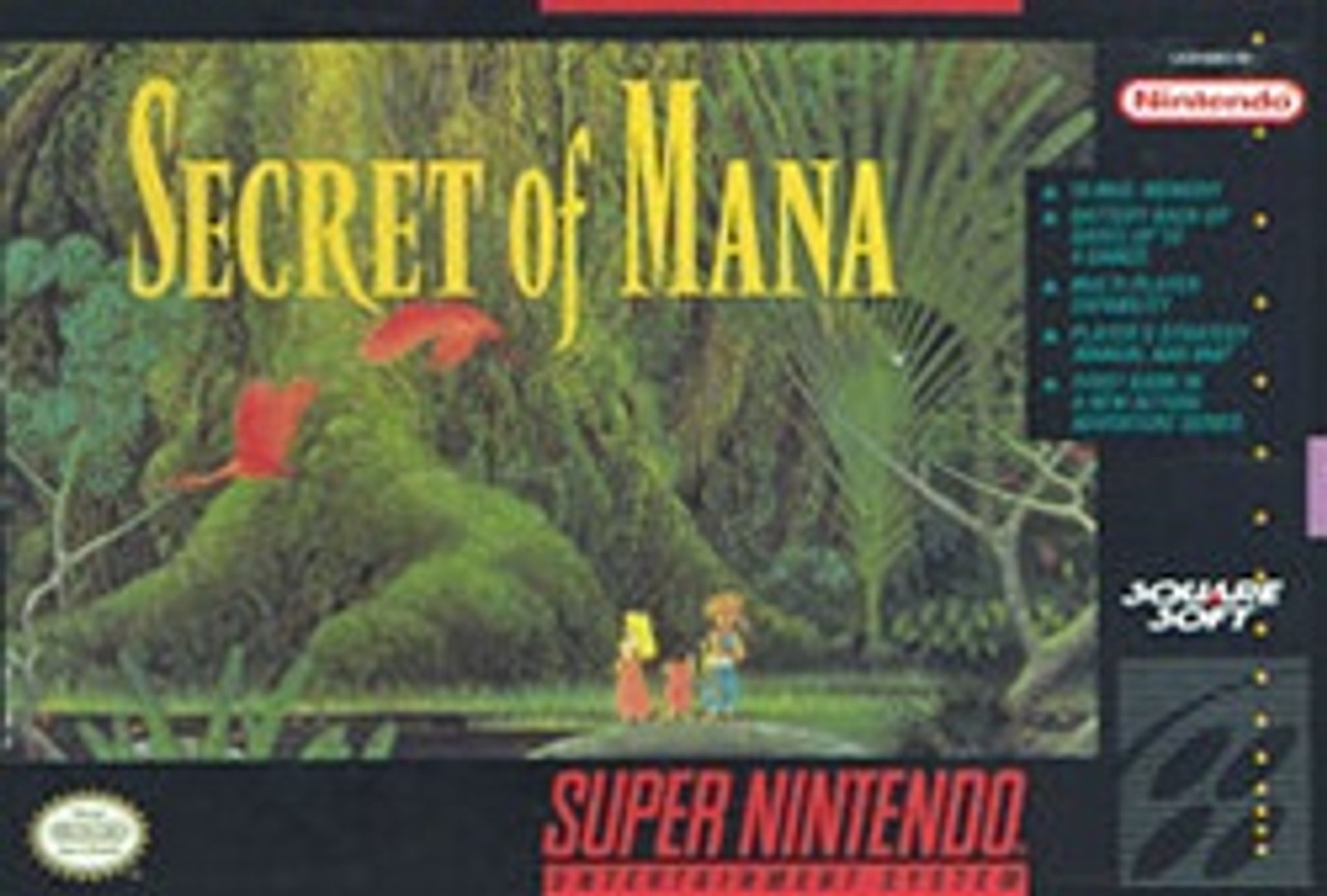 Secret of Mana Poster and Map SNES For Sale | DKOldies Secret of Mana Poster and Map SNES For Sale | DKOldies